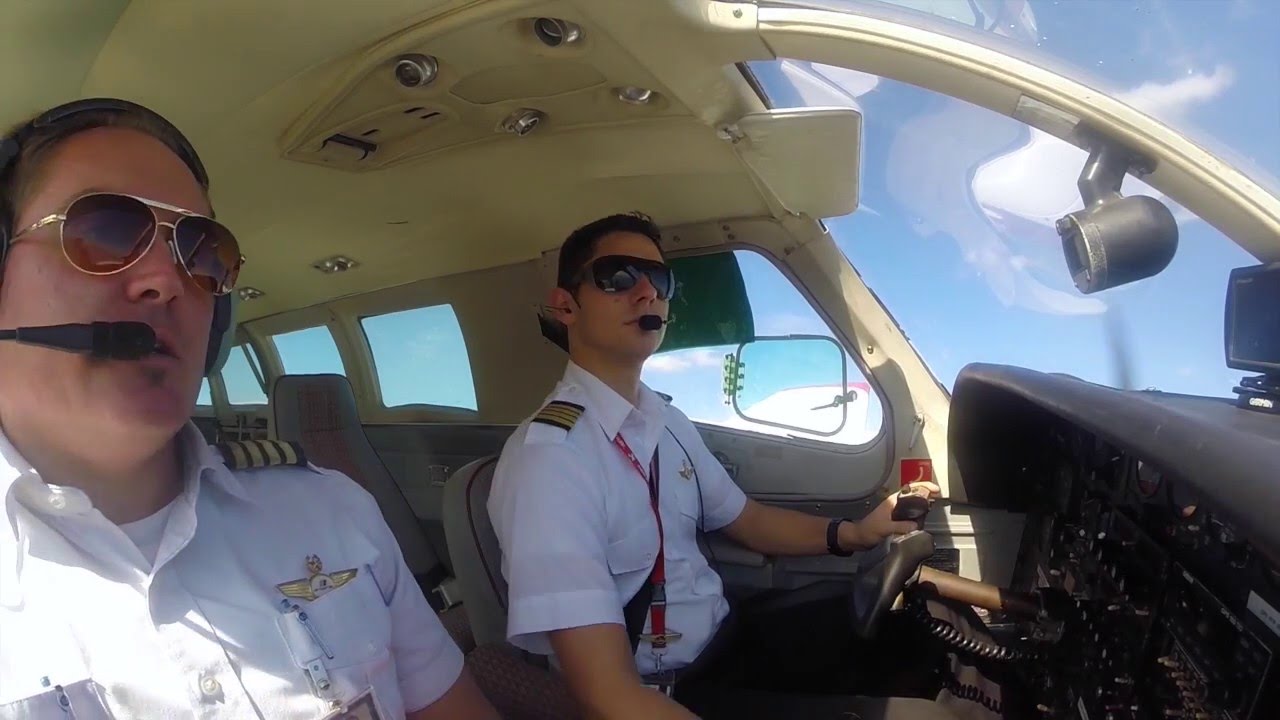 Quick Clips | Flying with Ryan in the Cessna 402 - YouTube