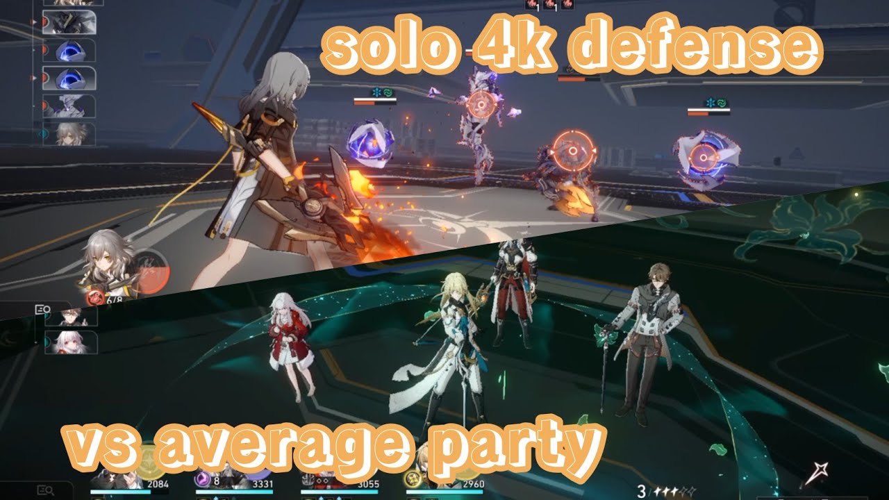 Trailblazer 4k Defense vs Average party test - Honkai star rail - YouTube