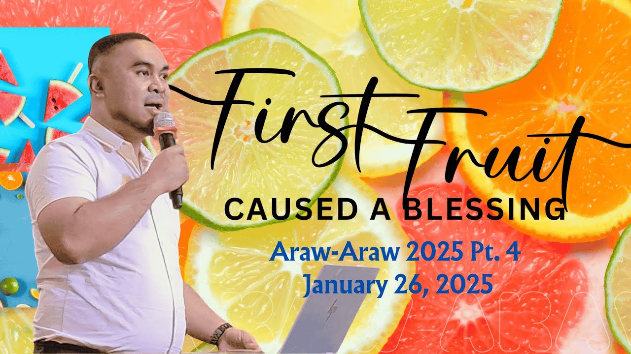 FIRST FRUIT CAUSED A BLESSING | Bakit kailangang i-honor si Lord by ...