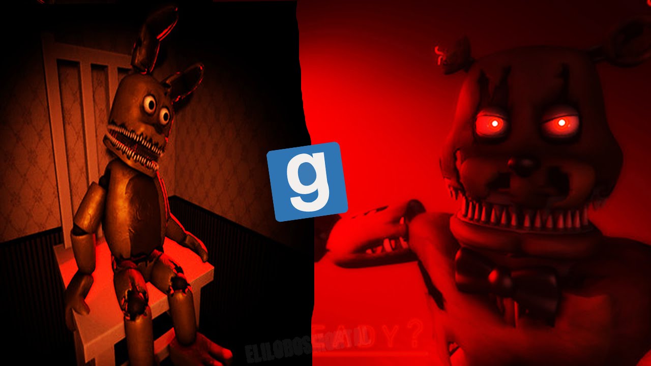 Plushtrap y Nightmare Freddy Nuevos Modelos GMOD de Five Nights at ...