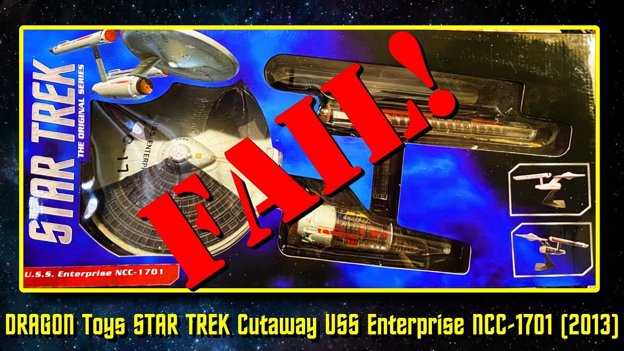 DRAGON Models STAR TREK THE ORIGINAL SERIES Cutaway USS ENTERPRISE NCC ...
