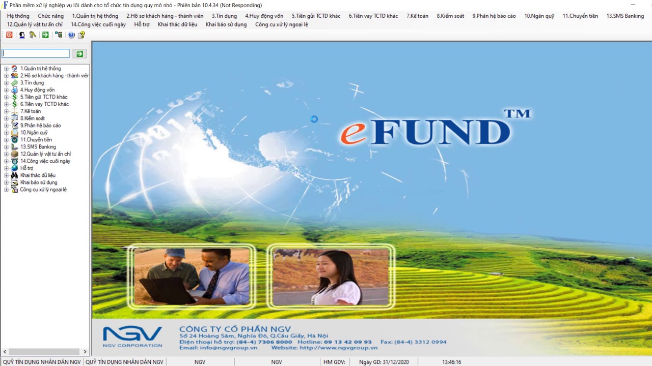 Hướng dẫn kết chuyển thu nhập chi phí 2020 trên phần mềm eFUND - YouTube