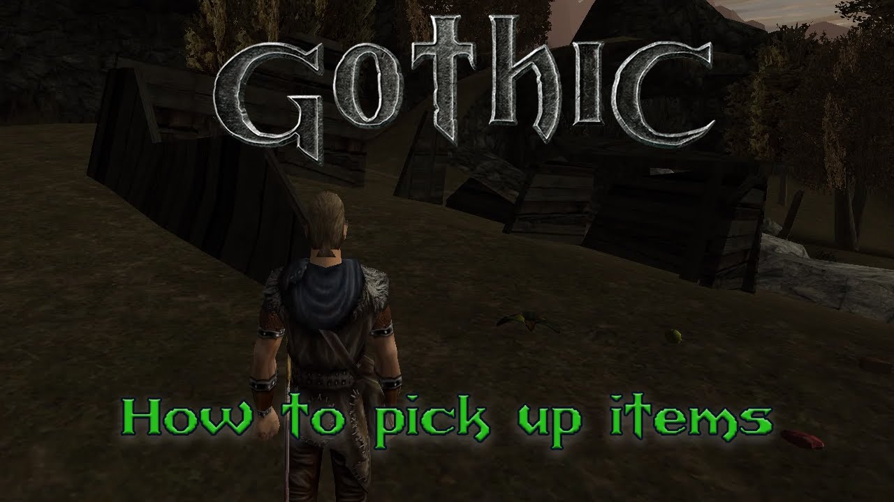 Gothic 1: How to pick up items - Gothic tutorials - YouTube