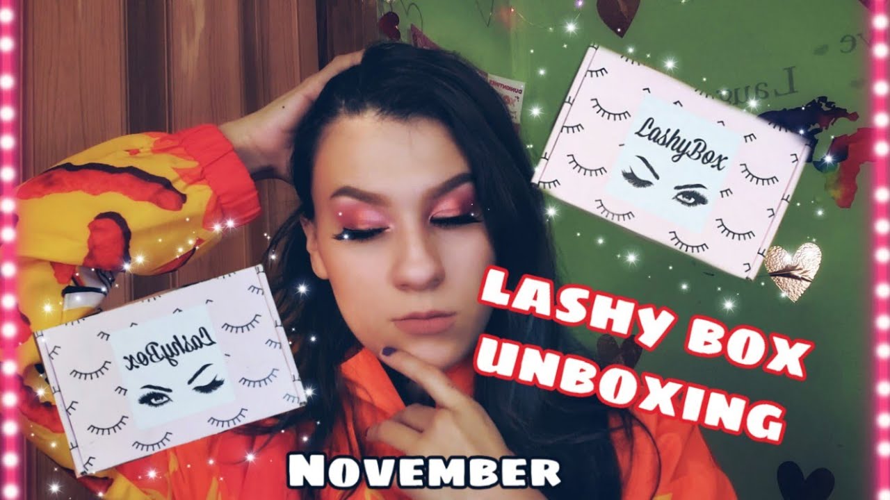 Lashy box unboxing November - YouTube