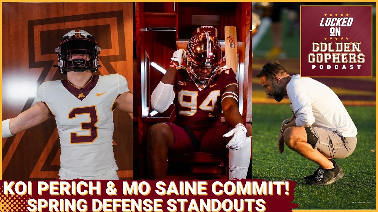 Minnesota Gophers Football: Koi Perich & Mo Saine Commit! Plus ...