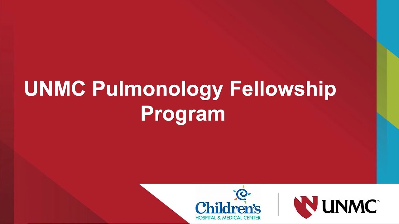 UNMC Pediatric Pulmonology Fellowship program - YouTube