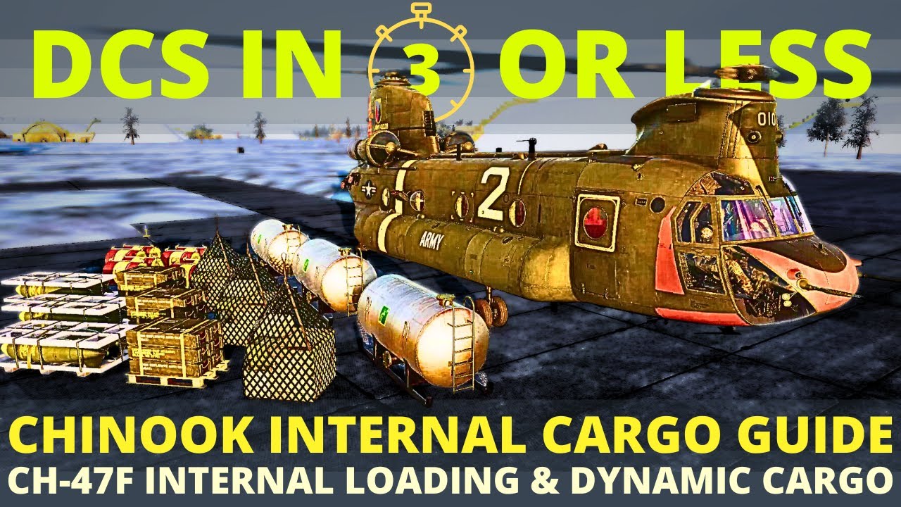 Dcs Ch47 Internal Cargo Dynamic Cargo Tutorial And Me Setup Dcs In 3