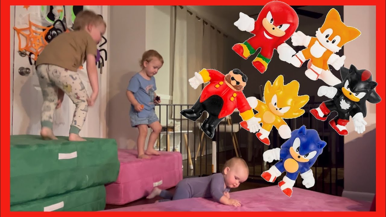 Milo and Indy's Mega Fun with Mini Sonic Goo Jit Zus! Squishy ...