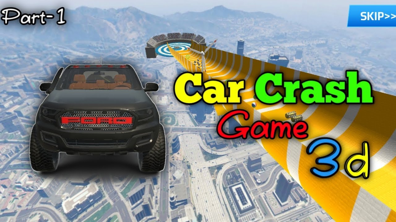 Car Crash Game 3D 🚗 Part-1 Funny GamePaly😂 Full Gameplay😆 #CarGame ## ...