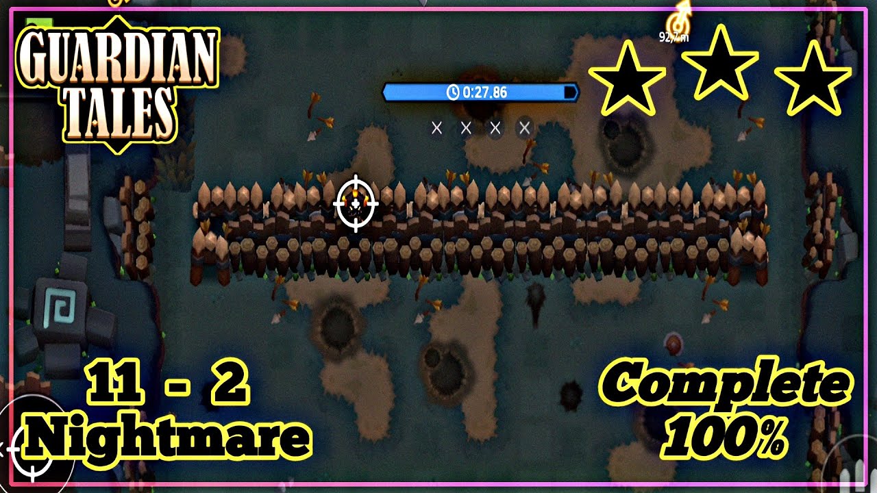 Guardian tales 11-2 Nightmare - Heavenhold Entrance - YouTube