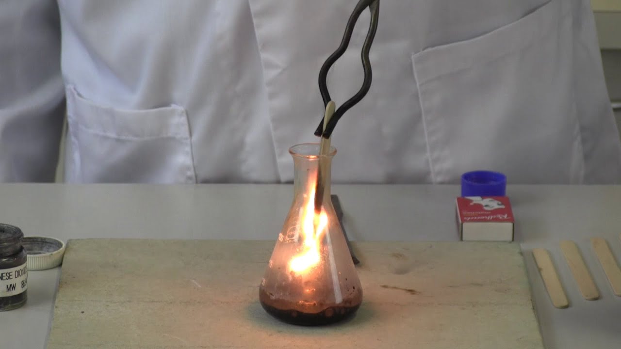 Making and Testing Oxygen. An awesome practical activity for students ...