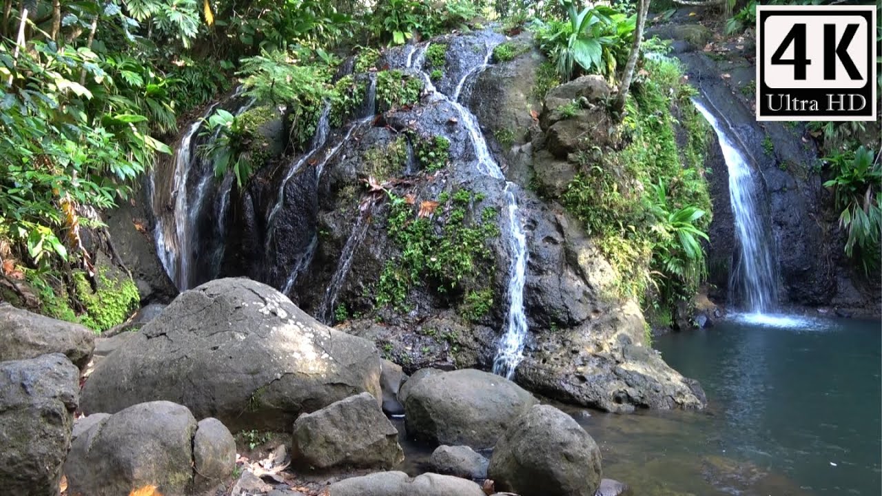 Waterfall Sanctuary [part1] - Nature Healing , Meditate ,Yoga , Reiki ...