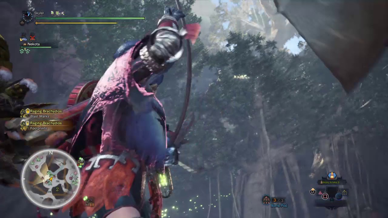 Monster Hunter World: Raging brachydios / HBG run - YouTube