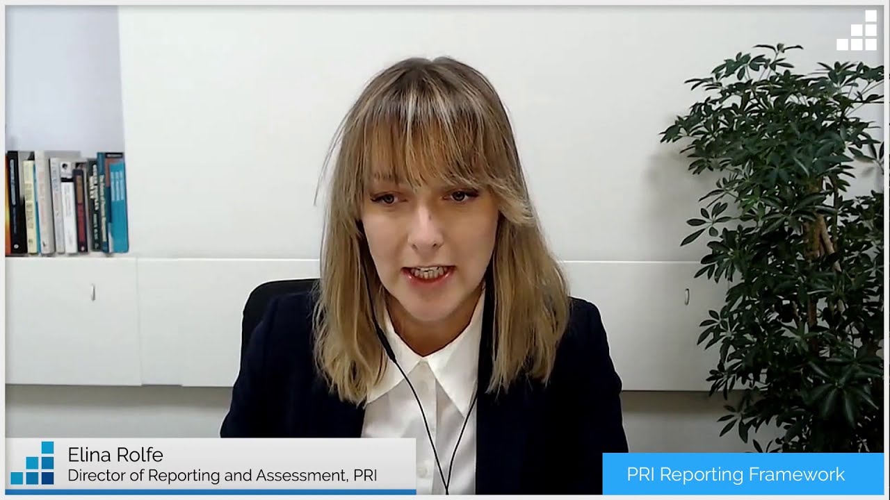 PRI AMERICAS Digital Forum - Update on the PRI Reporting Framework ...