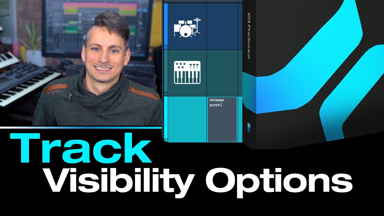 Maximize Your Studio One Workflow with these Track Visibility Settings | PreSonus - YouTube