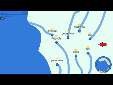 Paper.io 2 [Teams] Map Control: 100.00%