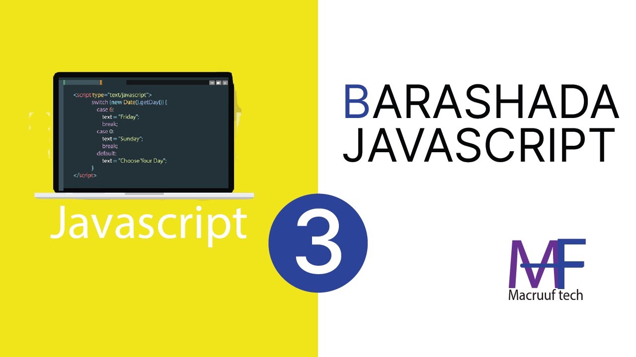BARASHADA JAVASCRIPT || CASHARKII 3AAD || 2022 - YouTube