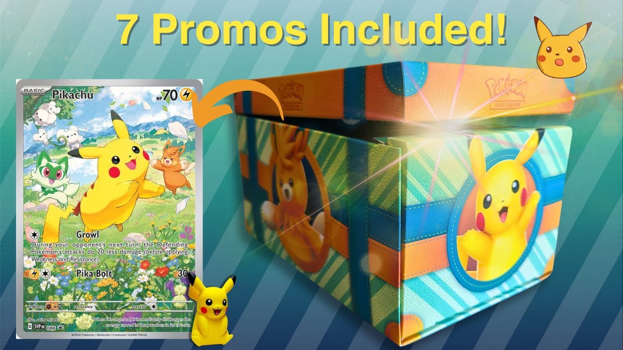 Paldea Adventure Chest Box Opening (7 Promo Cards Included!) - YouTube
