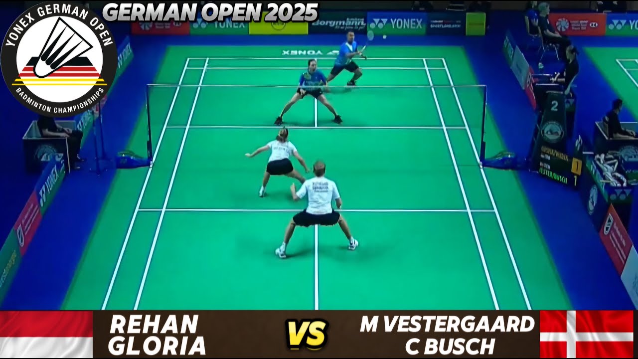 Rehan/Gloria (INA) vs Mads Vestergaard/Christine Busch (DEN ...