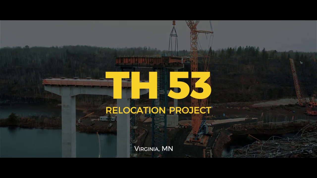 TH 53 Relocation Project - YouTube