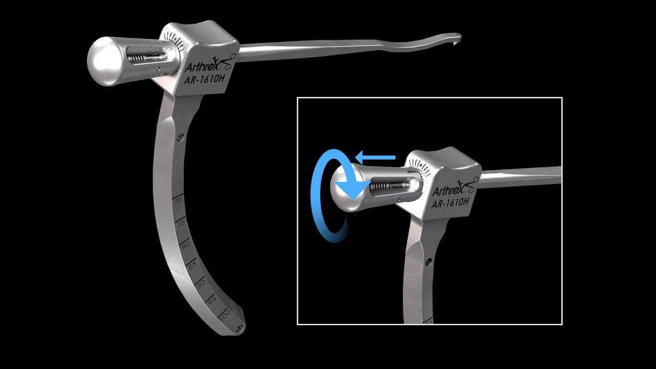 Meniscal Root Repair Using the Point-to-Point Marking Hook - YouTube