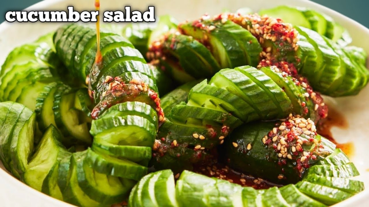 Spring cucumber salad recipe घर पर बने यूनिक तरीके से खीरे की सलाद की ...