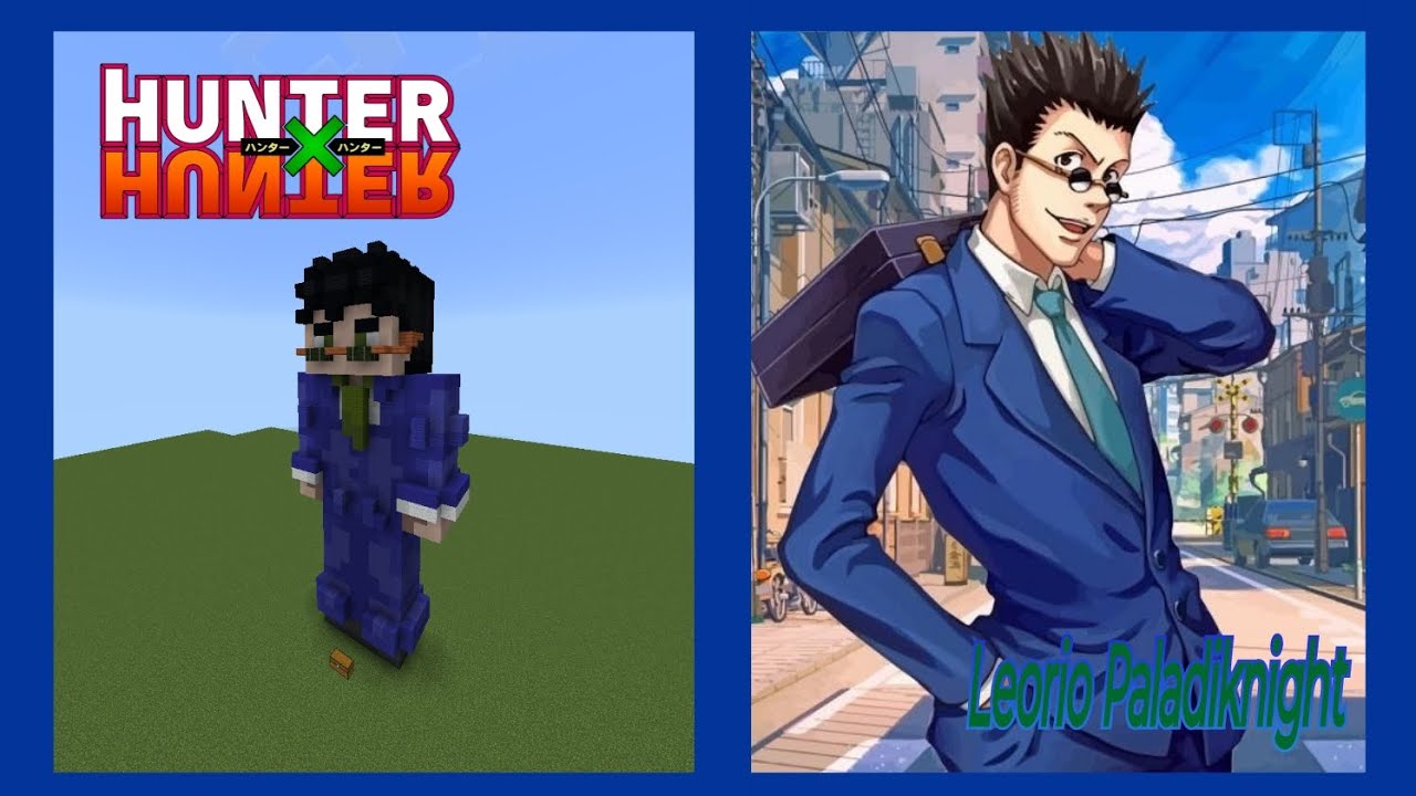 Leorio Paladiknight | Hunter X Hunter | Minecraft Tutorial - YouTube