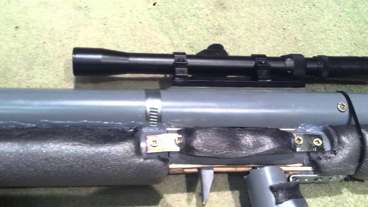Homemade airgun rifle de aire - YouTube
