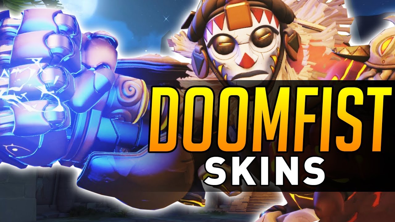 Overwatch | All Doomfist Skins, Emotes, Highlight Intros, Voice Lines ...