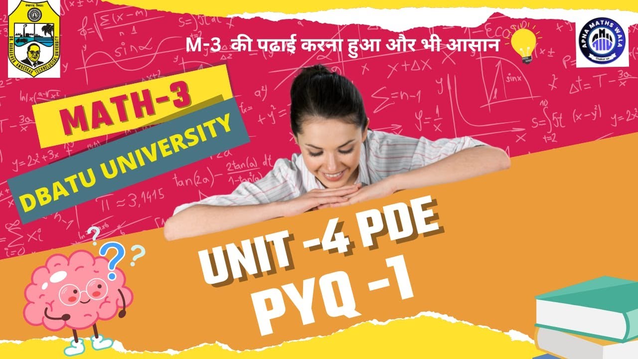 M3 | PDE PYQ | Eliminating arbitrary constants | Apna Maths Wala-Thakur sir - YouTube
