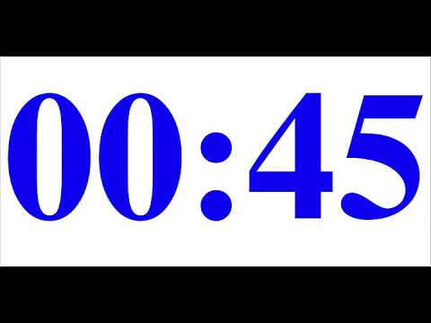 2 Minutes (120 Seconds)  Countdown Timer with clock sound (720x352 pixels)