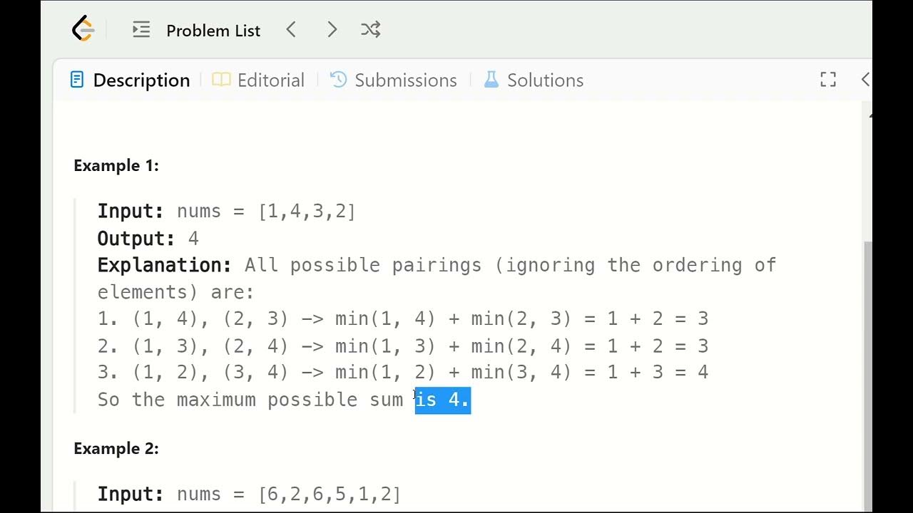 Leetcode Partition Array Problem Efficient Solution In Java
