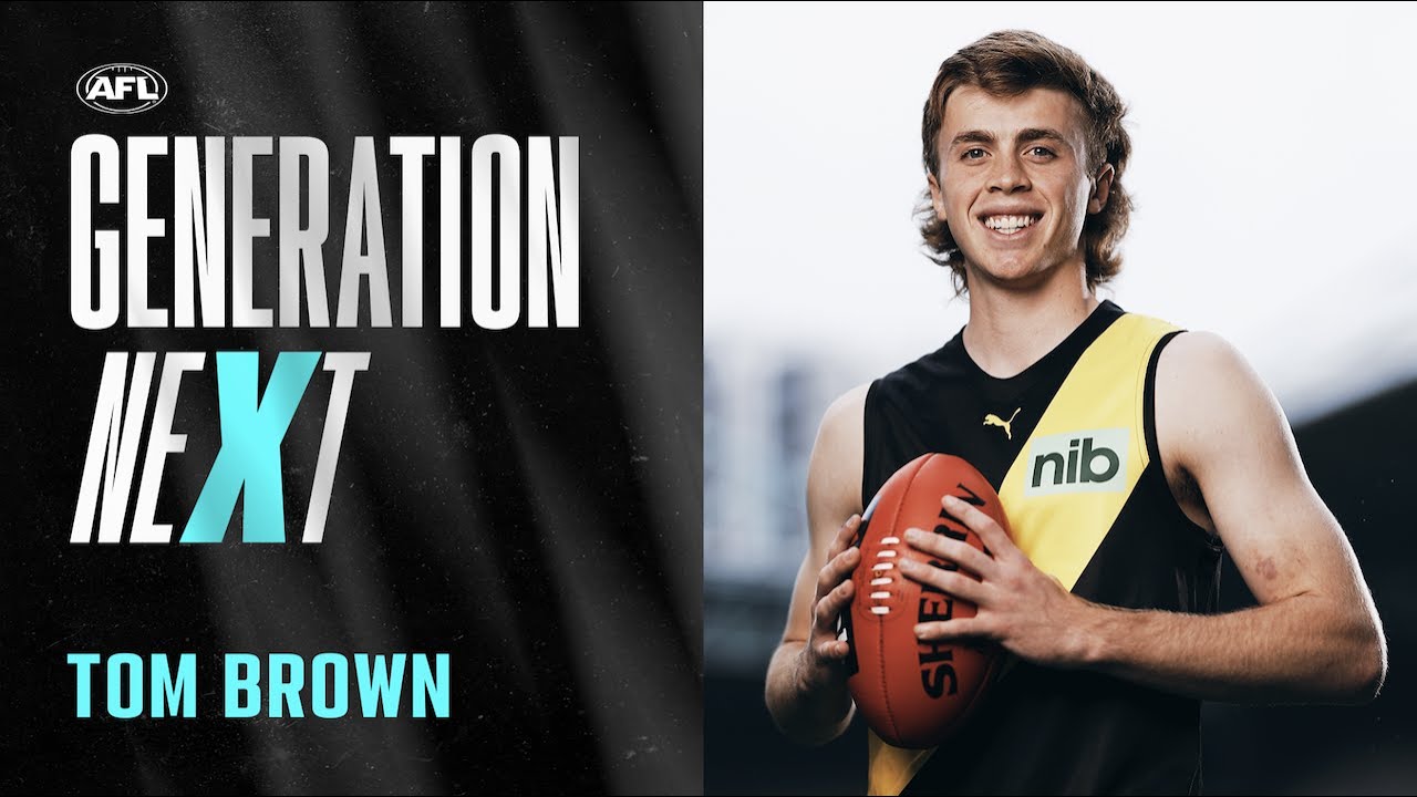 Welcome to Richmond: Tom Brown highlights | 2021 NAB AFL Draft | AFL ...