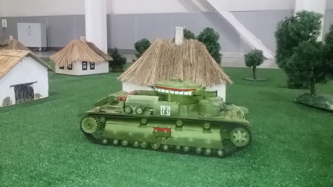 rc tank T 28 , Moscow Hobby EXPO 2017 - YouTube