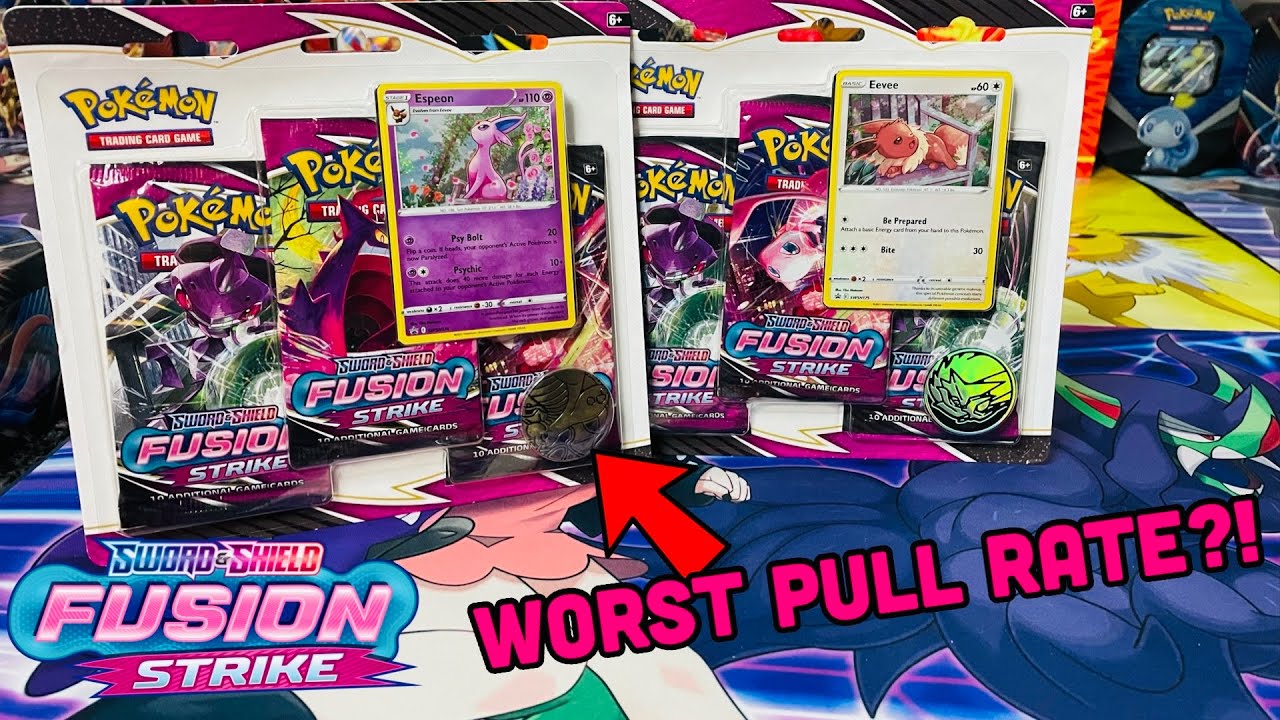 Worst Pull Rate Ever?! - Opening Pokemon Fusion Strike Triple Blister ...
