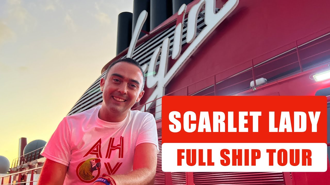 Virgin Voyages Scarlet Lady - Full 4K Cruise Ship tour - YouTube