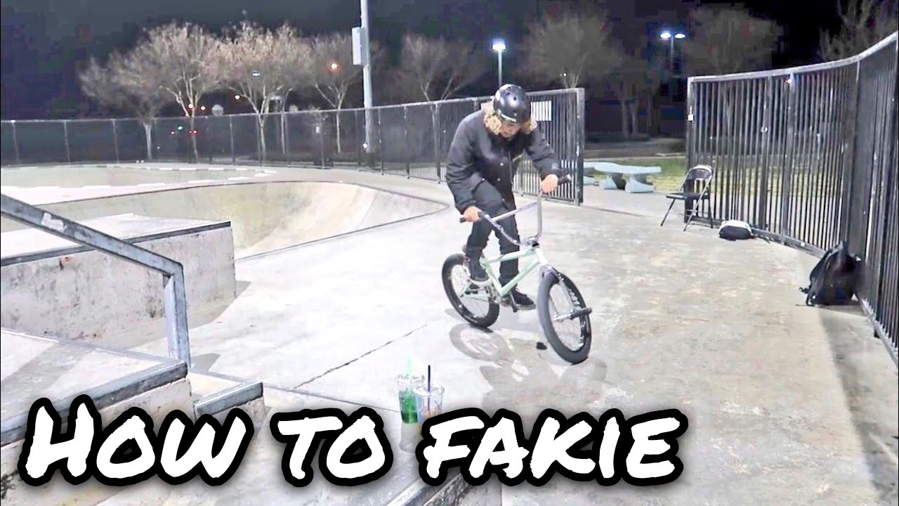 HOW TO FAKIE BMX (FASTEST WAY) - YouTube