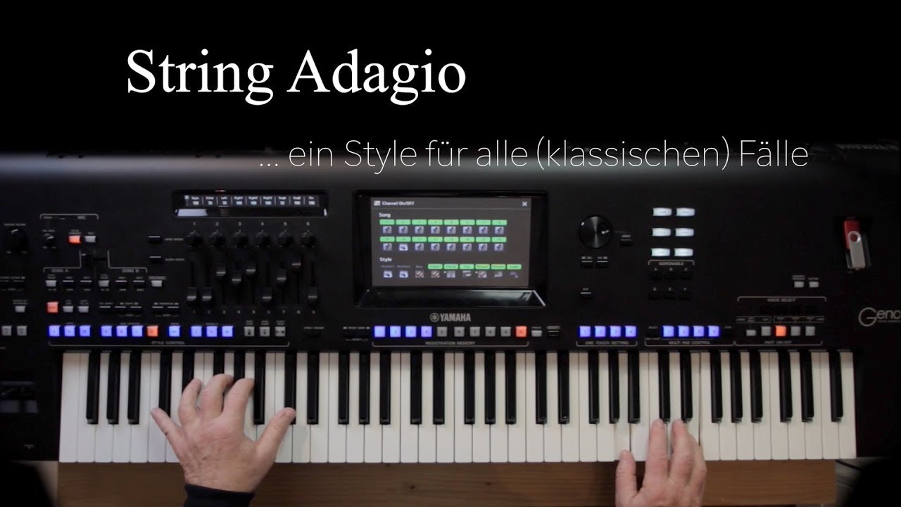 Genos - Workshop "String Adagio - Style" - YouTube