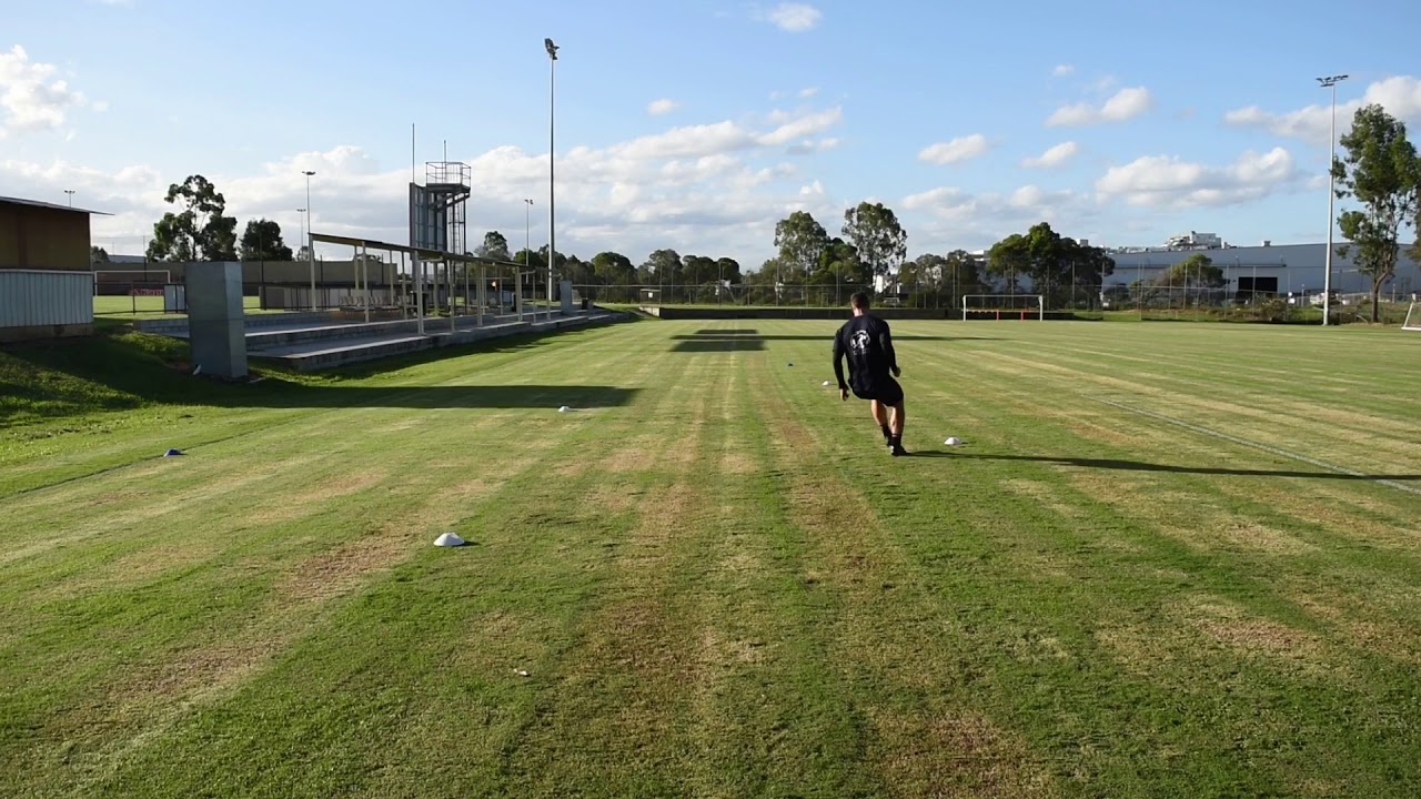 Zig Zag Forwards Sprints - YouTube