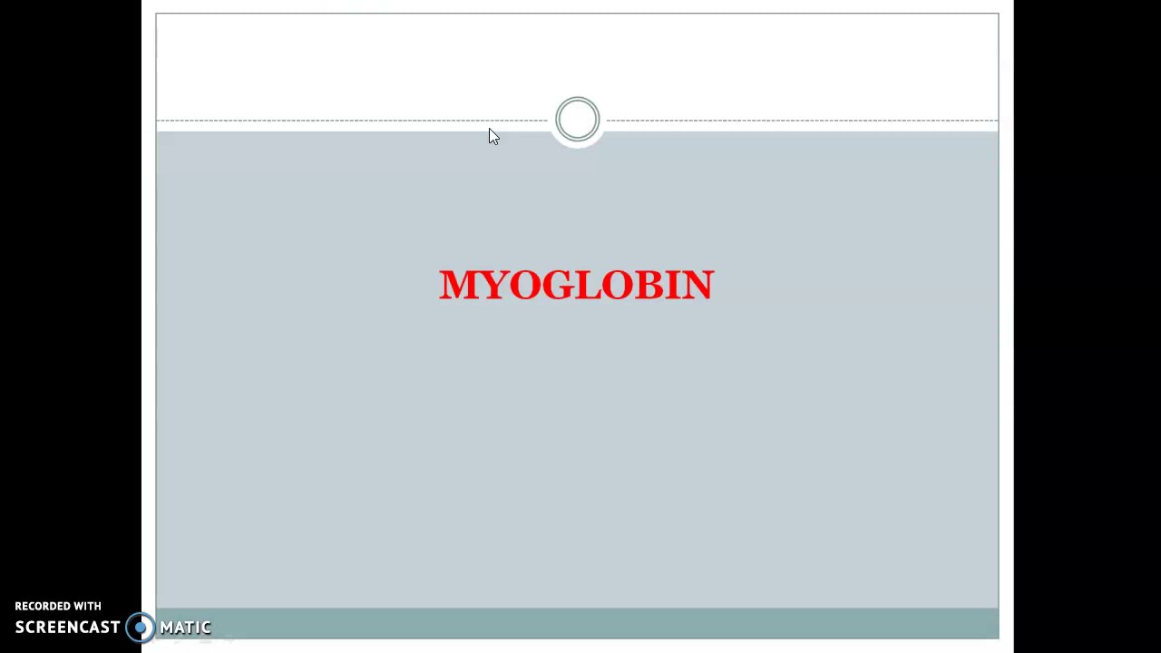 MYOGLOBIN - YouTube