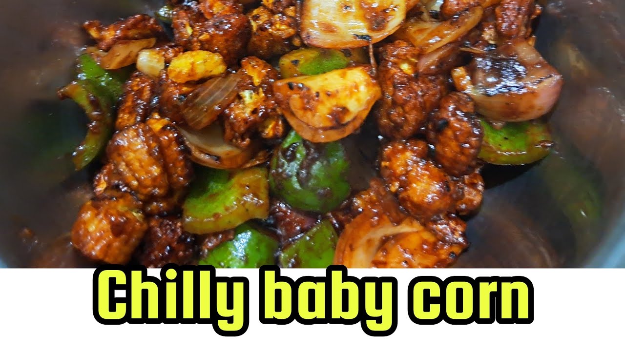 chilly baby corn recipe - YouTube