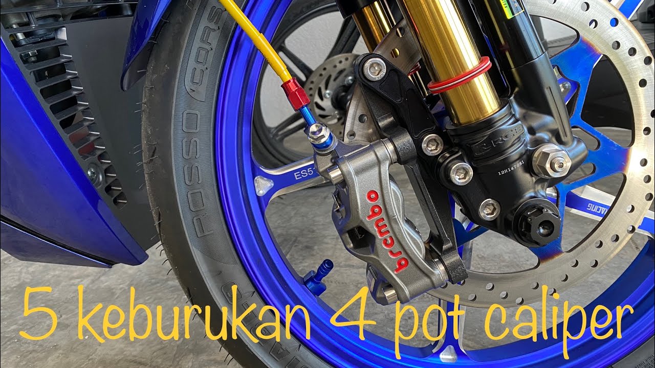 Review - 5 Disadvantages of 4 pot caliper for moped - YouTube