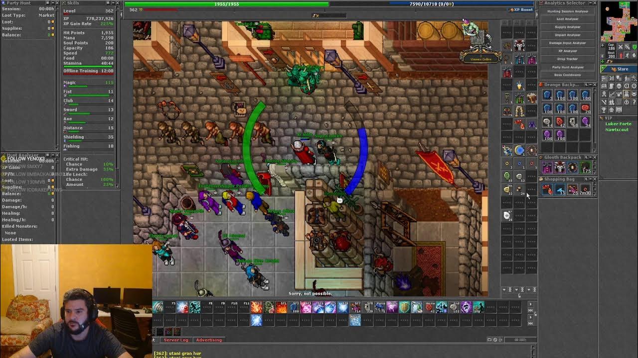 Just another day in the Life of Tibia!!! - YouTube