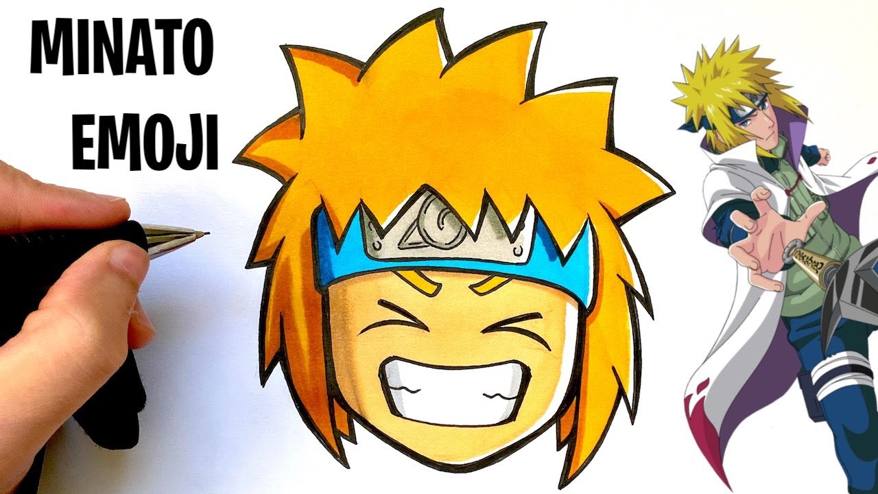 HOW TO COLOR MINATO EMOJI - NARUTO - YouTube