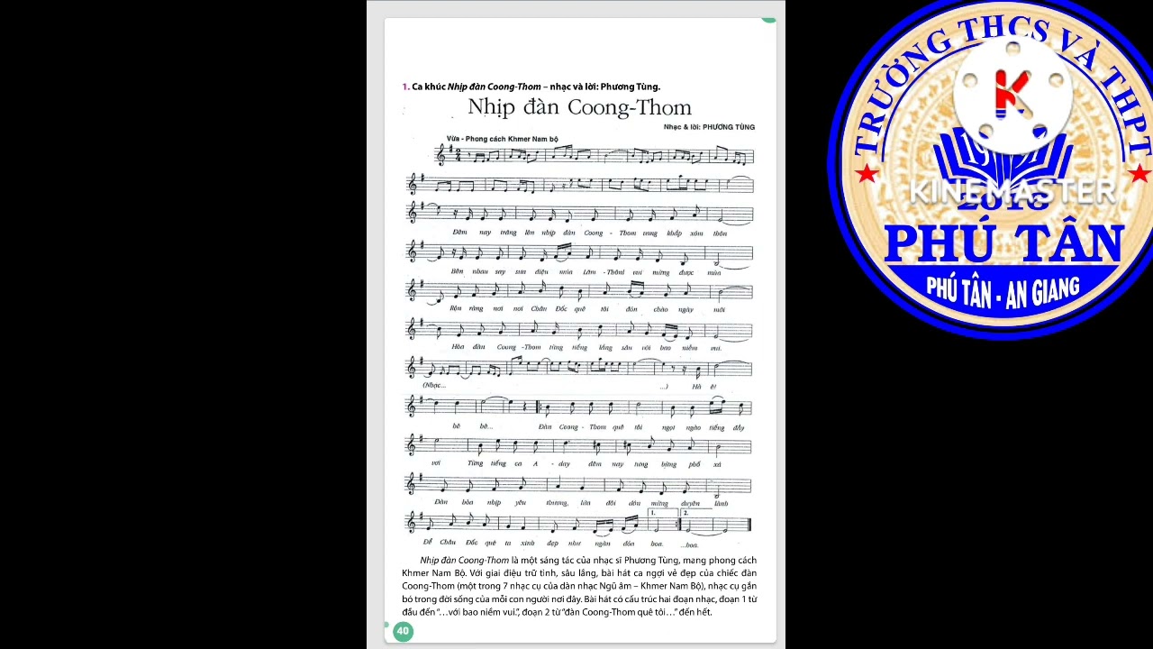 Nhịp đàn Coong Thom gddp 7 - YouTube