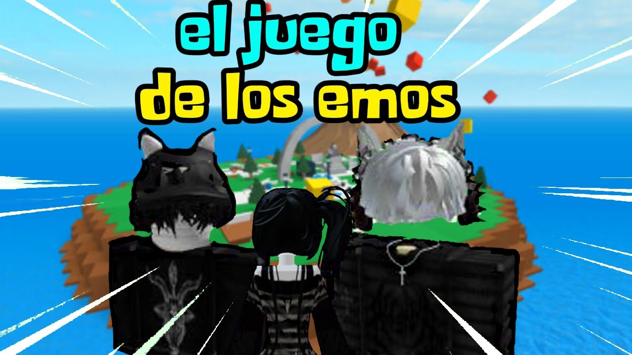 el juego de los emos en roblox - Natural Disaster - YouTube