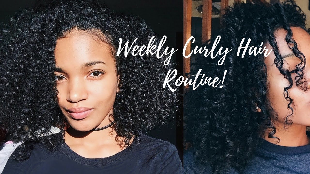MY WEEKLY CURLY HAIR ROUTINE! | SIARASOS - YouTube