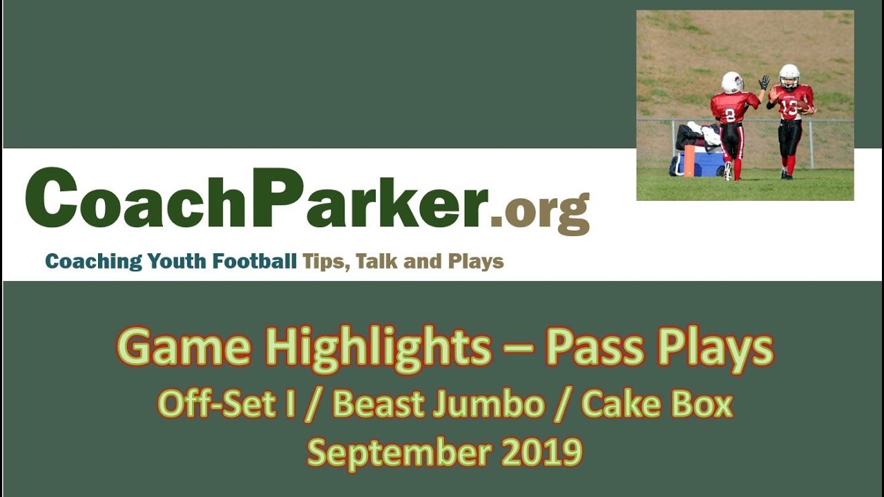 Youth Football Pass Plays out of the Power Wing Beast Offense Playbook ...