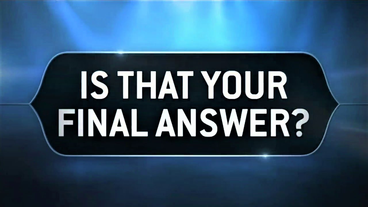 04-12-20 Easter Sunday- Is That Your Final Answer? - YouTube