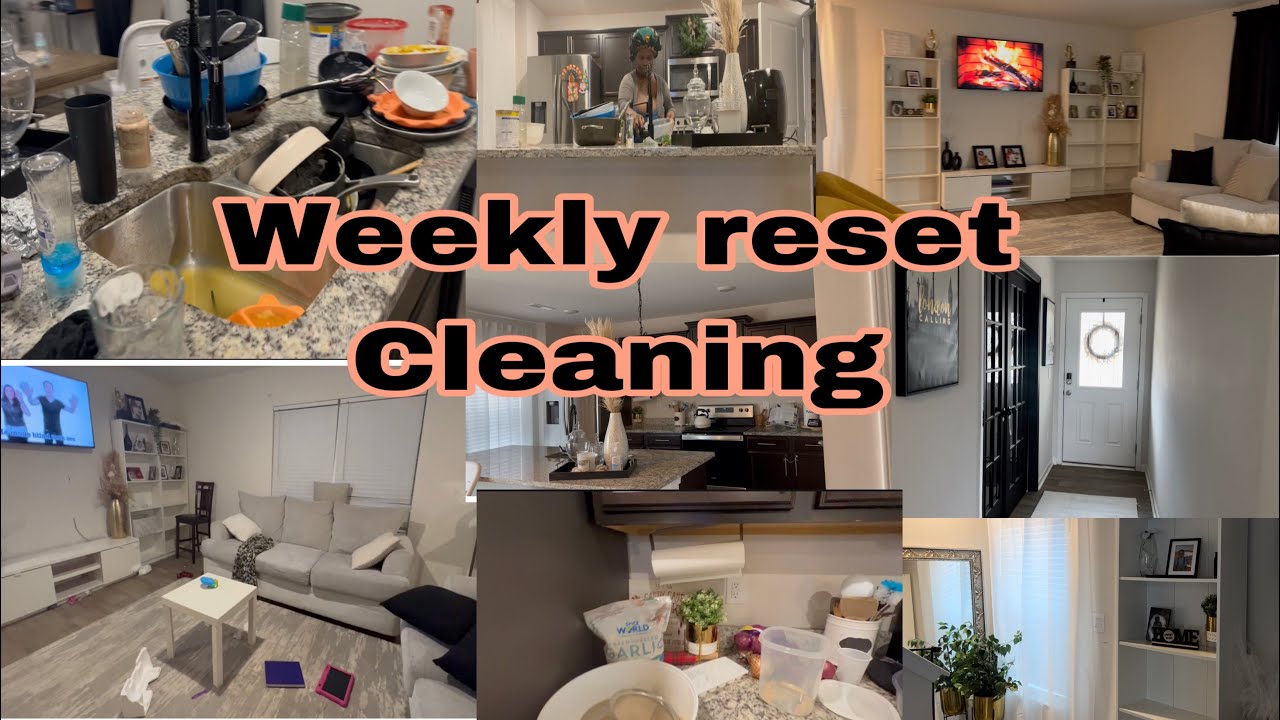 NEW Reset weekly cleaning | @DailyQueen #cleaningmotivation#cleaning # ...